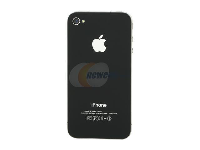 Apple iPhone 4 Black 16GB Manufacture Unlocked GSM Smart Phone (MC603ZP ...