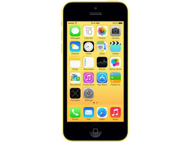 Apple iPhone 5C 4G LTE Unlocked Cell Phone 4.0" Yellow 1GB RAM - Newegg.com