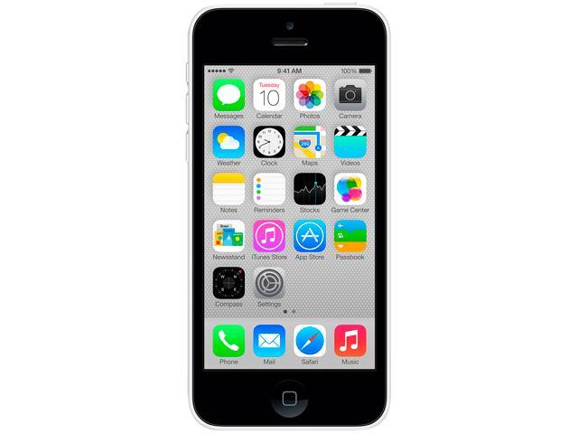 Apple iPhone 5C 32GB MF129LL/A 4G LTE Unlocked GSM Cell Phone 4.0 ...