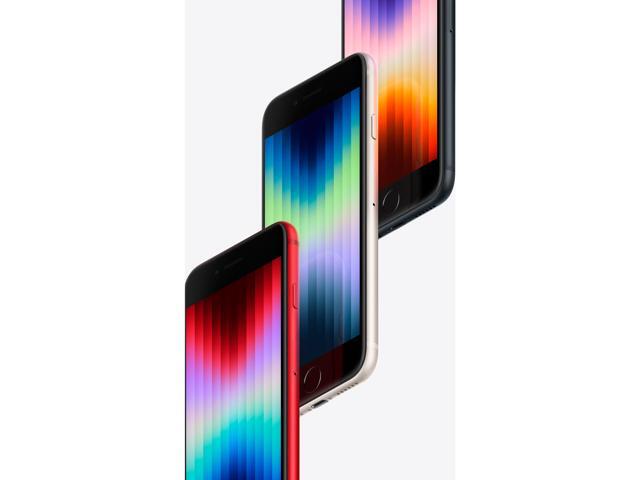 Apple iPhone SE (2022) MMXE3LL/A 5G GSM/CDMA Cell Phone 4.7" Red 256GB ...