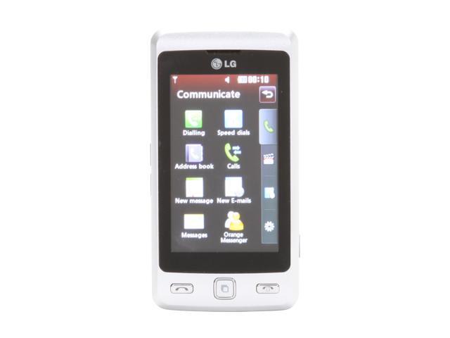 LG KP501 Silver unlocked GSM Bar phones with 3.15 MP Camera - Newegg.com