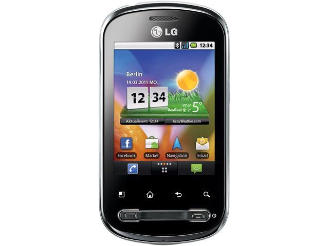 LG Optimus Me Titanium 3G Unlocked GSM Android Phone w/ Android OS 2.2 ...