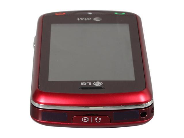 LG Xenon Red 3G Unlocked GSM Phone w/ Full QWERTY Keyboard / 2 MP ...