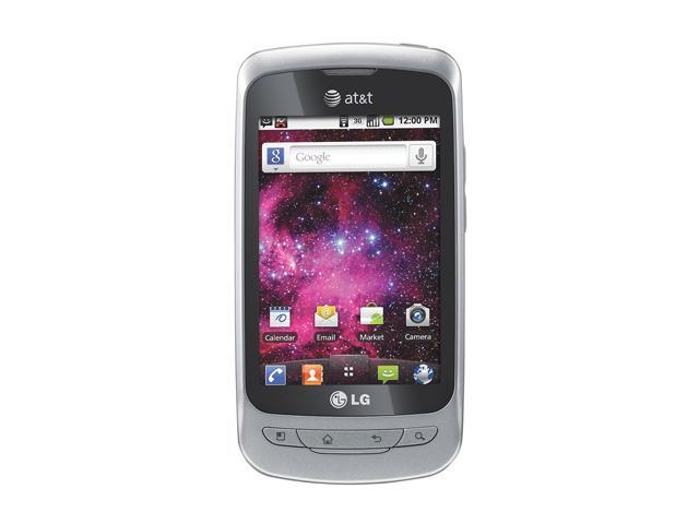 LG Thrive P506 Unlocked GSM Android Cell Phone 3.2" Silver 160 MB ...