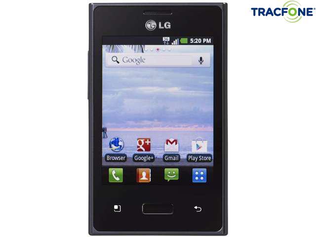 Open Box: LG Optimus Dynamic 38C Black 800MHz Tracfone Android Smart ...
