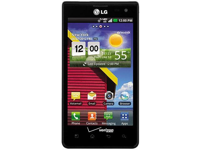 LG Lucid 4G VS840 Verizon CDMA Android Cell Phone 4.0" Black - Newegg.com