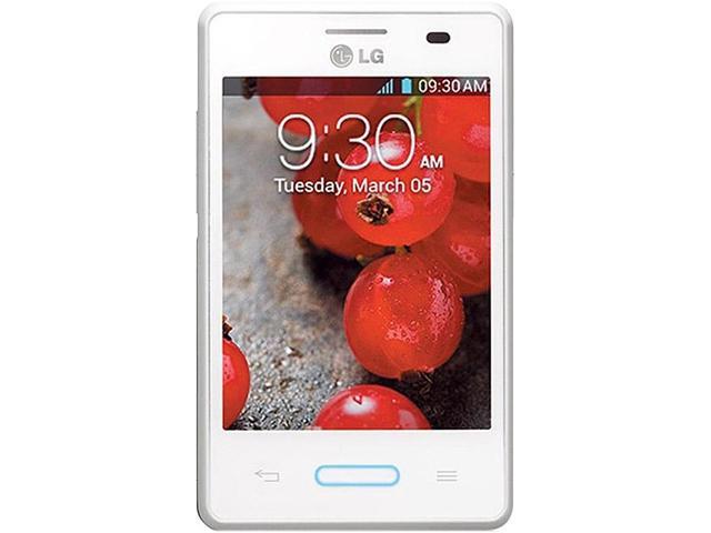 LG Optimus L3 II E425 Unlocked GSM Android Cell Phone 3.2" White ...