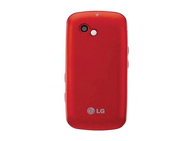 Refurbished: LG Neon II GW370 Unlocked GSM Slider Cell Phone 2.4" Red ...