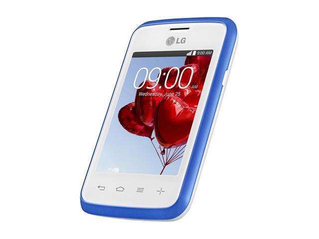 LG L30 Sporty Dual D125g 3G Unlocked GSM Android Phone 3.2" White/Blue ...