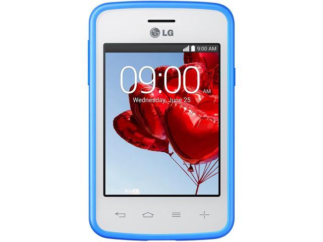 LG L30 Sporty Dual D125g 3G Unlocked GSM Android Phone 3.2" White/Blue ...