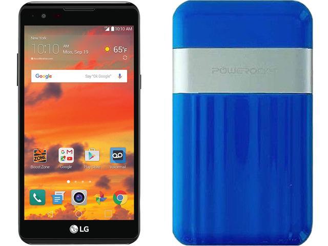 Boost Mobile LG X Power with Powerocks Cirrus Power Bank Blue - Newegg.com