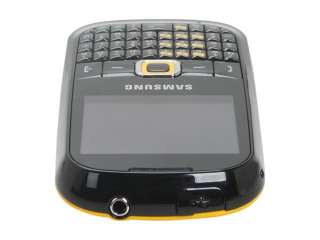 Samsung CorbyTXT Black/Yellow Unlocked GSM Smart Phone with Full QWERTY ...