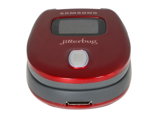 Samsung Jitterbug J SPH-A310 Cell Phone 2.1" Red - Newegg.com
