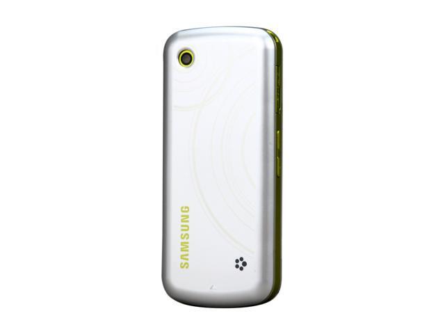 Samsung T349 Silver/Lime Unlocked GSM Bar Phone w/ QWERTY Keyboard ...