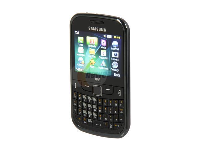 Samsung Black Unlocked Cell Phone w/ Bluetooth v2.1 / Full QWERTY ...