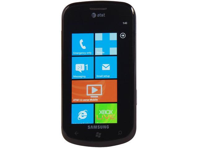 Refurbished: Samsung Focus SGH-i917 8GB Unlocked Cell Phone 4.0" Black ...