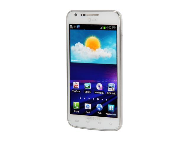Samsung Galaxy S II Skyrocket SGH-I727 4G LTE 16GB Unlocked Cell Phone 4.5" White 16GB 1GB RAM ...