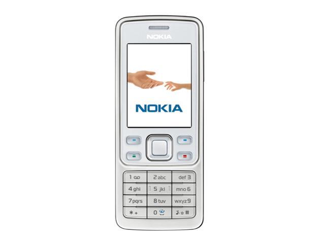 Nokia 6300 Unlocked CellPhone 2.0" Silver/White - Newegg.com