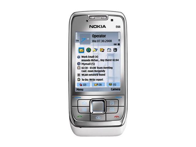Nokia E66 US Version Unlocked Cell Phone w/ GPS & 1 Year Free ...