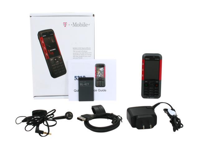 Refurbished: Nokia XpressMusic 5310 Red Unlocked GSM Bar Phone with MP3 ...