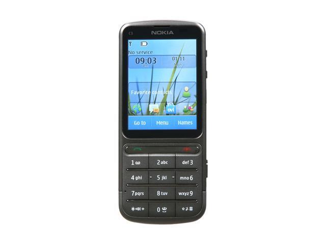 Nokia C3-01 Touch and Type Unlocked GSM Bar Phone with 5MP Camera / Wi ...
