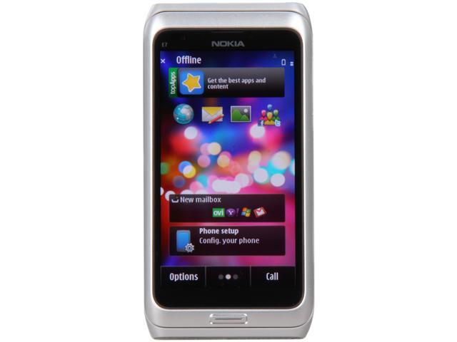 Nokia Silver 3G Unlocked GSM Smart Phone w/ Symbian^3 / 4" AMOLED Touch ...