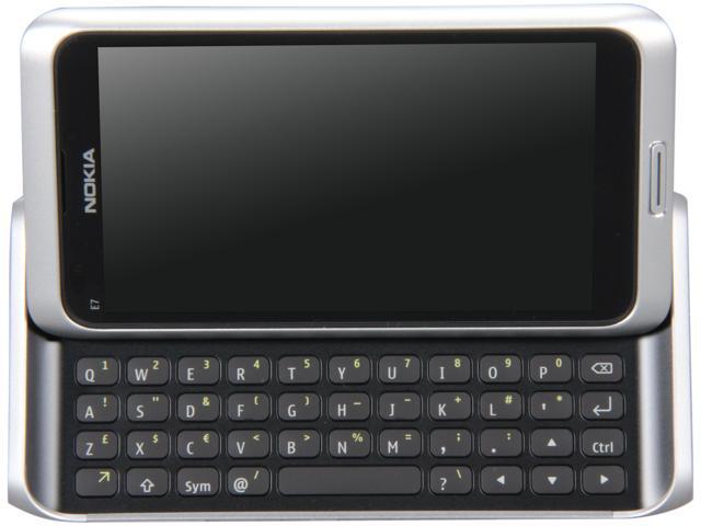 Nokia Silver 3G Unlocked GSM Smart Phone w/ Symbian^3 / 4" AMOLED Touch ...