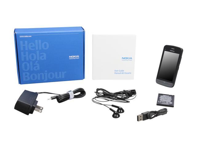 Nokia Graphite Black Unlocked GSM Smart Phone with Wi-Fi / 3.2" Touch ...