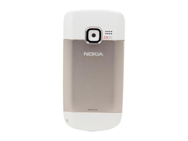 Nokia C3-00 Gold Unlocked GSM Smart Phone w/ Full QWERTY Keyboard / Wi ...