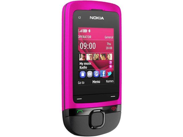 Nokia C2-05 2G Unlocked GSM Slider Phone w/ Bluetooth / VGA Camera / 2 ...