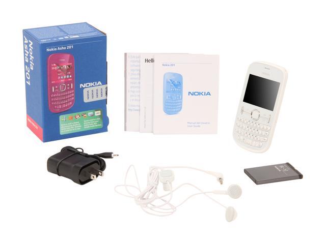Open Box: Nokia Asha 201 Unlocked GSM QWERTY Phone with Bluetooth / 2 ...