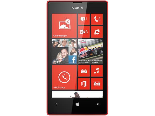 Nokia Lumia 520 Unlocked GSM Windows 8 OS Cell Phone 4.0" Red - Newegg.com