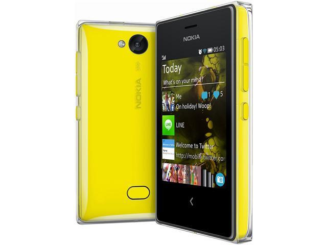 Nokia Asha 503 Unlocked GSM Cell Phone 3.0" Yellow - Newegg.com