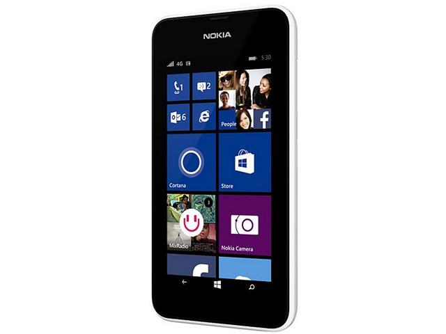 Nokia Lumia 530 Unlocked Cell Phone 4.0" White - Newegg.com