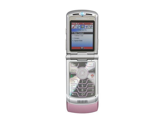 Refurbished: MOTOROLA RAZR V3m Pink 3G Verizon Cell Phone - Newegg.com