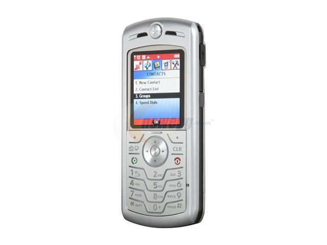 Motorola SLVR L7c Verizon No Contracted Phone with Mini USB 1.9" Black ...