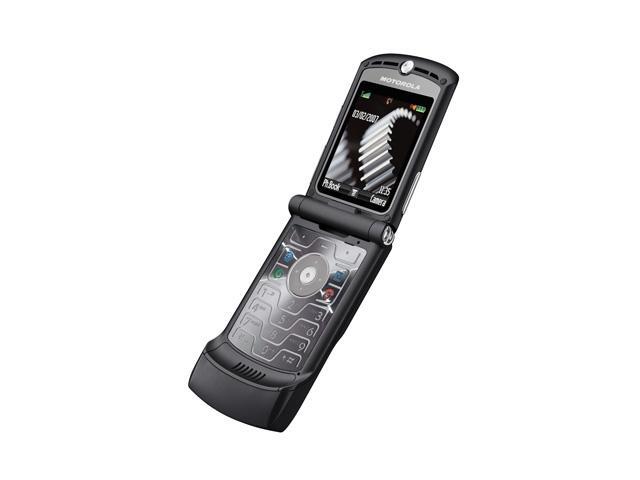 Motorola RAZR Black Unlocked GSM Cell Phone with Stylish Design (V3 ...