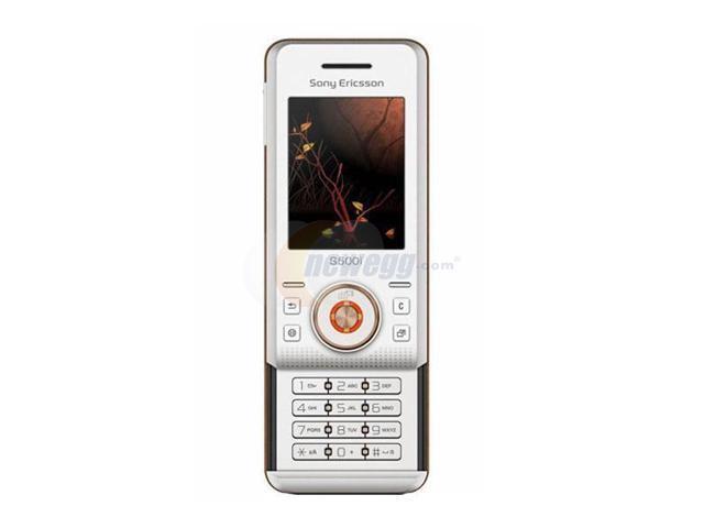 Sony S500i Unlocked CellPhone White - Newegg.com