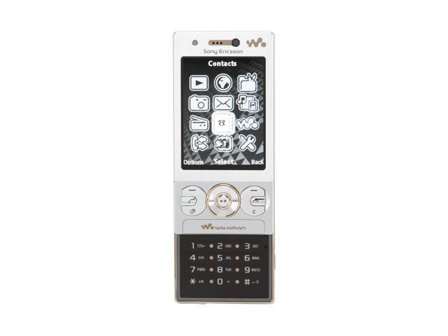 Sony Ericsson W705a Silver 3G Unlocked Slider phone with 3.2 MP Camera ...
