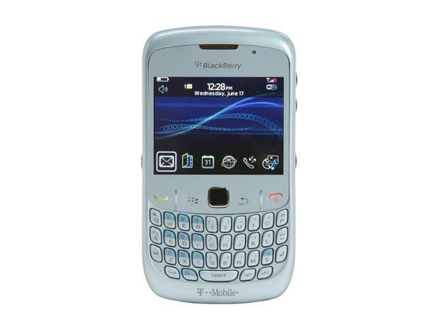 BlackBerry Curve Frost Blue Unlocked GSM Bar Phone w/ Qwerty Keyboard ...
