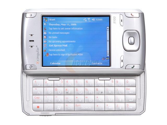 HTC 8100 Silver Unlocked GSM Slider Phone with Full QWERTY Keyboard ...