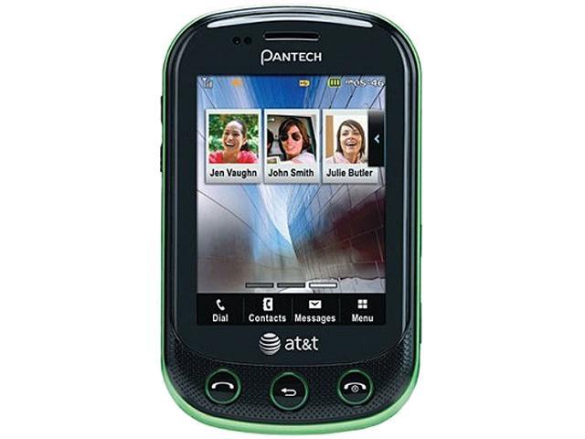 Refurbished: PANTECH Pursuit 2 P6010 Green 3G AT&T Locked GSM Slider ...
