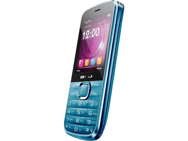 Blu Diva T272T Unlocked Dual SIM Cell Phone 2.4" Blue - Newegg.com
