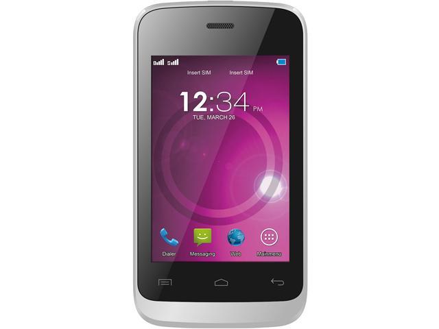 Blu Hero JR S250 Unlocked GSM Dual-SIM Cell Phone 3.5" Silver - Newegg.com