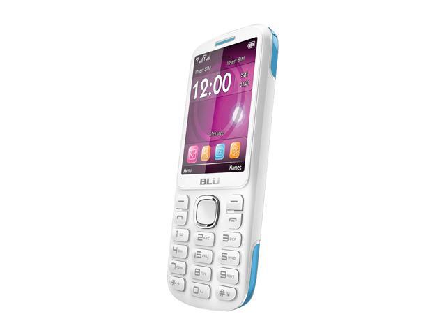 Blu Jenny TV 2.8 T276T 2G Unlocked GSM Dual-SIM Cell Phone 2.8" White ...