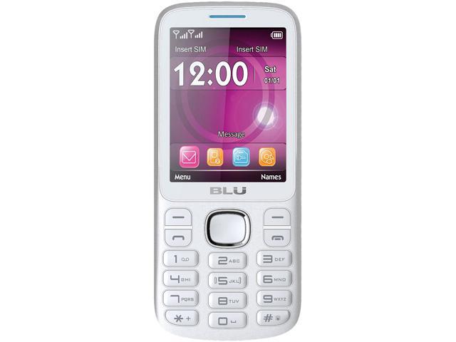 Blu Jenny TV 2.8 T276T 2G Unlocked GSM Dual-SIM Cell Phone 2.8" White ...