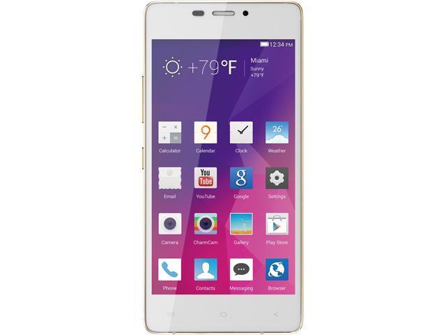 Blu Vivo Air D980L 3G Unlocked GSM Android Phone 4.8" White/Gold 16GB ...