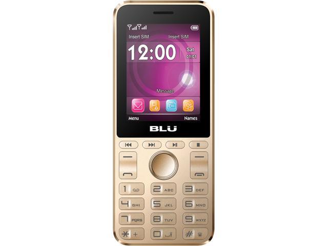 Blu TANK 4 T510 2G Unlocked Cell Phone 2.4" Gold 32MB 24MB RAM - Newegg.com