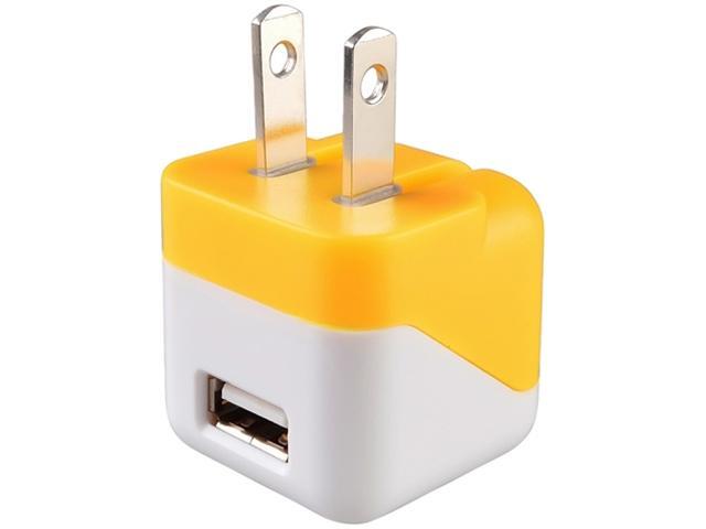 Insten 1590492 Yellow USB Mini Travel Charger - Newegg.com