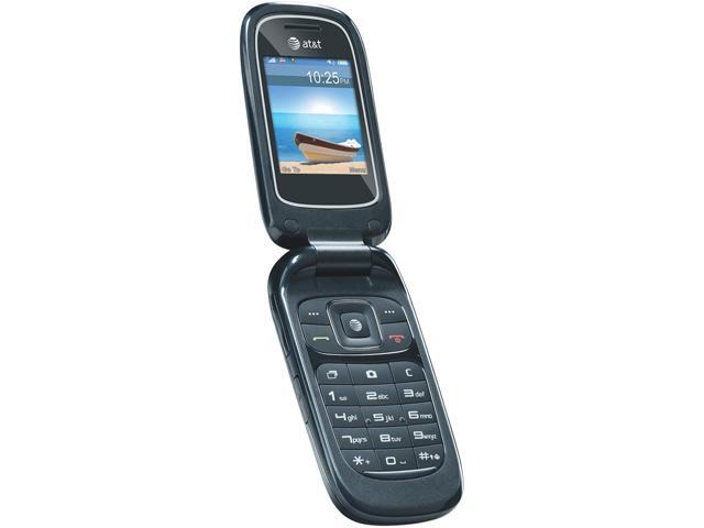 ZTE Z221 Unlocked GSM Flip Cell Phone 2.0" Black - Newegg.com